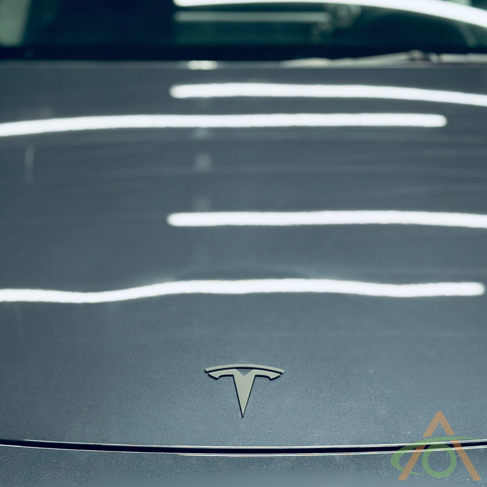 Satin Black Logo Emblems for Tesla Model 3 & Y