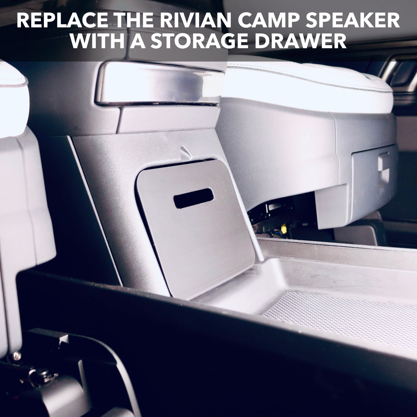 Camp Speaker Drawer Replacement for Rivian R1T/R1S