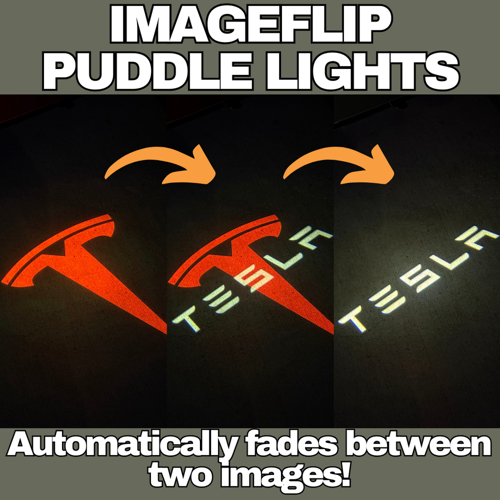 Mega-Bright Tesla LED Premium Puddle Lights (pair)