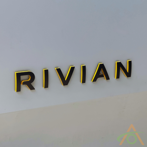 Satin Black Emblems for Rivian R1T/R1S