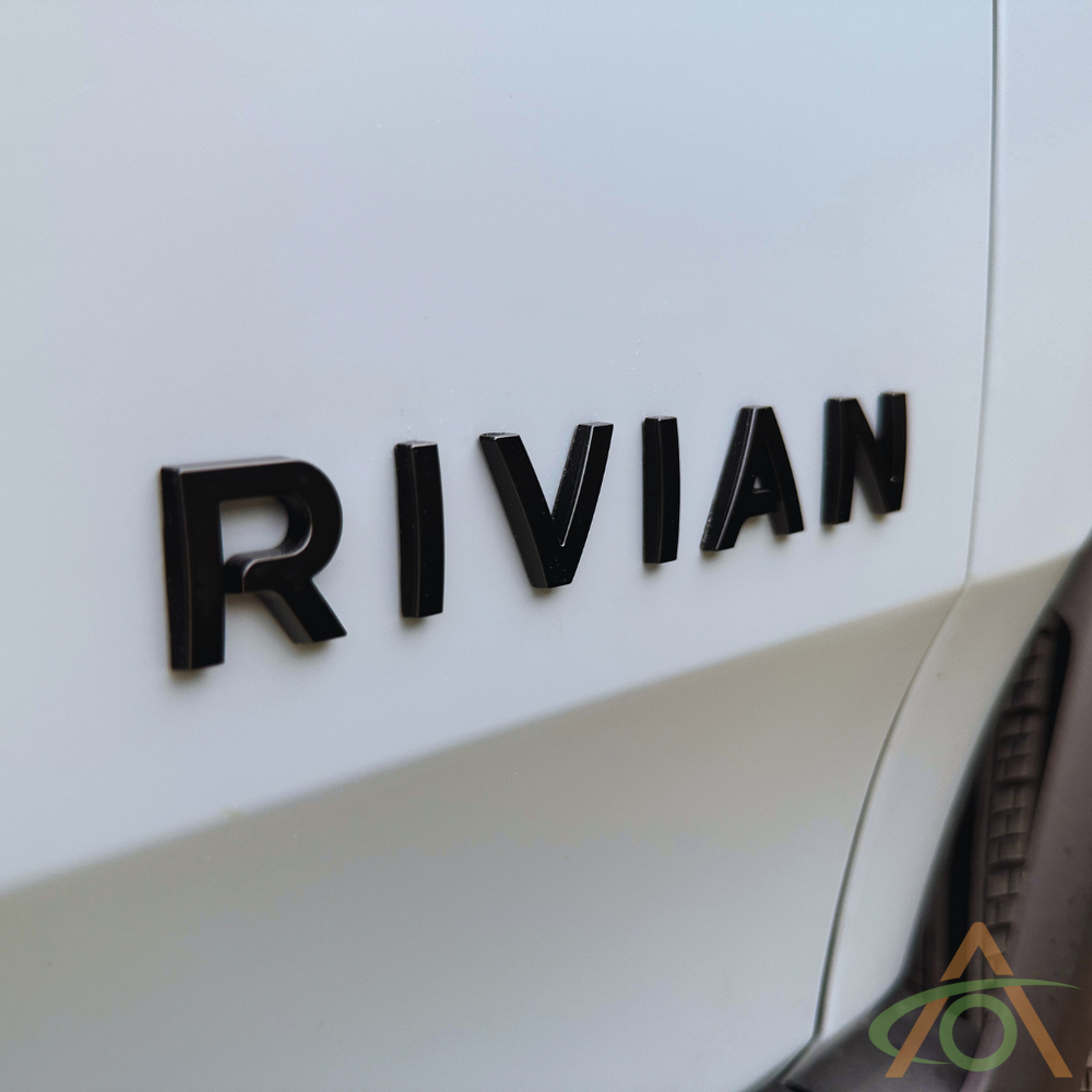Satin Black Emblems for Rivian R1T