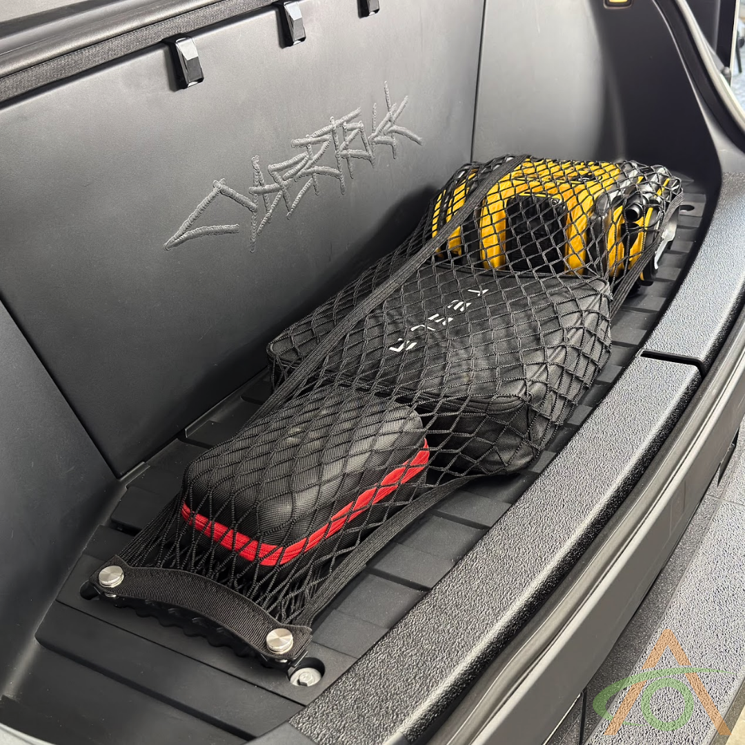 Tesla Cybertruck Front Trunk L-Track Cargo Net