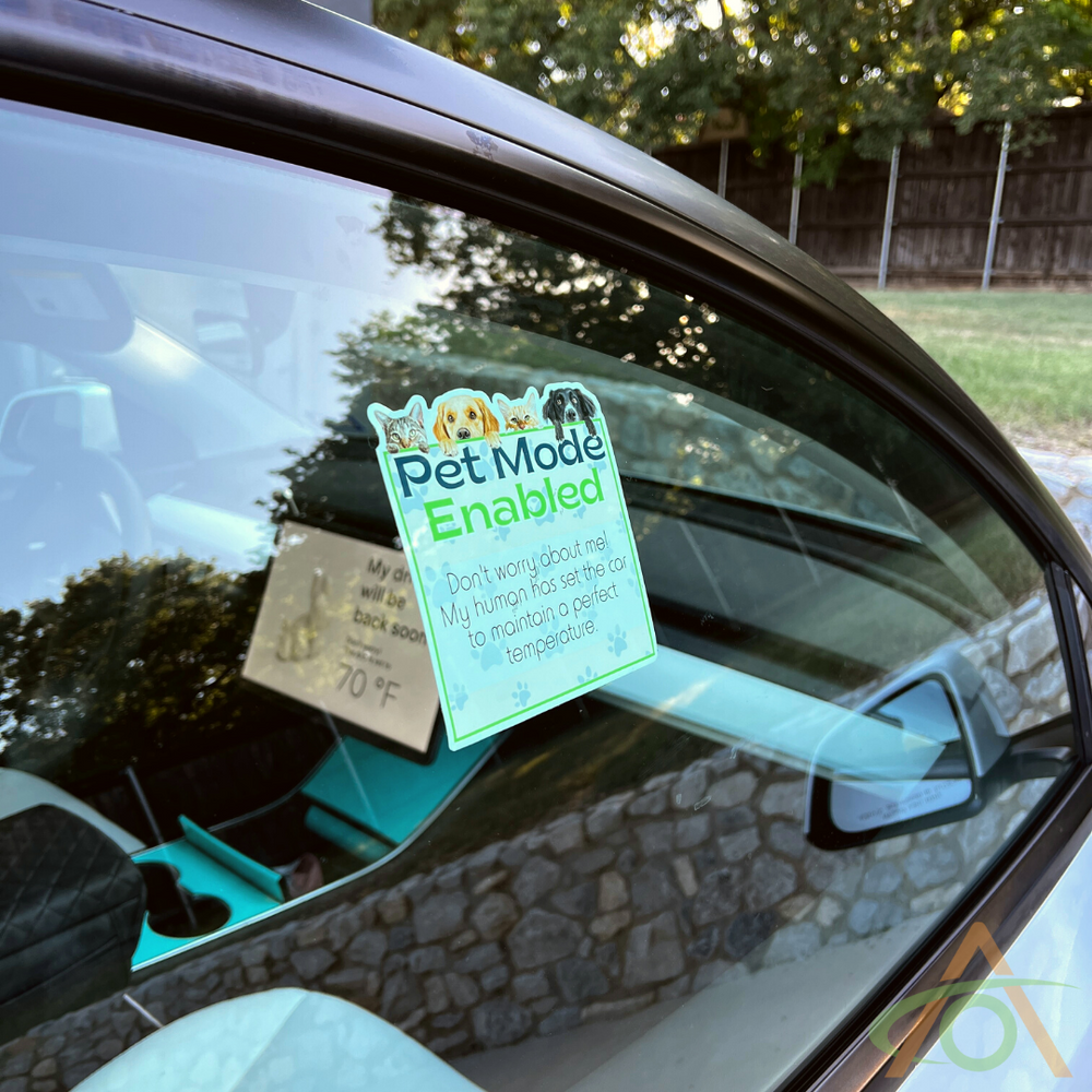 Dog and Pet Mode Enabled Cling for your EV