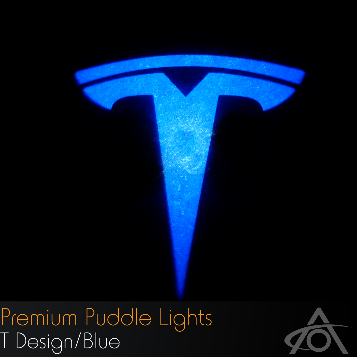 "T" Ultra-Bright LED Premium Puddle Lights (blue, pair)