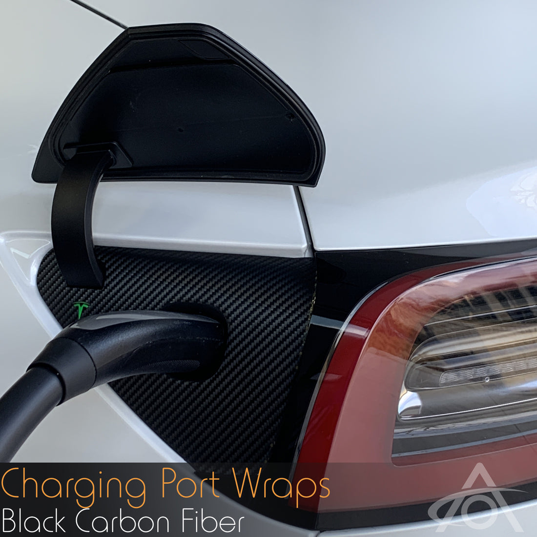 Charging Port Wrap for Tesla Model 3 & Y