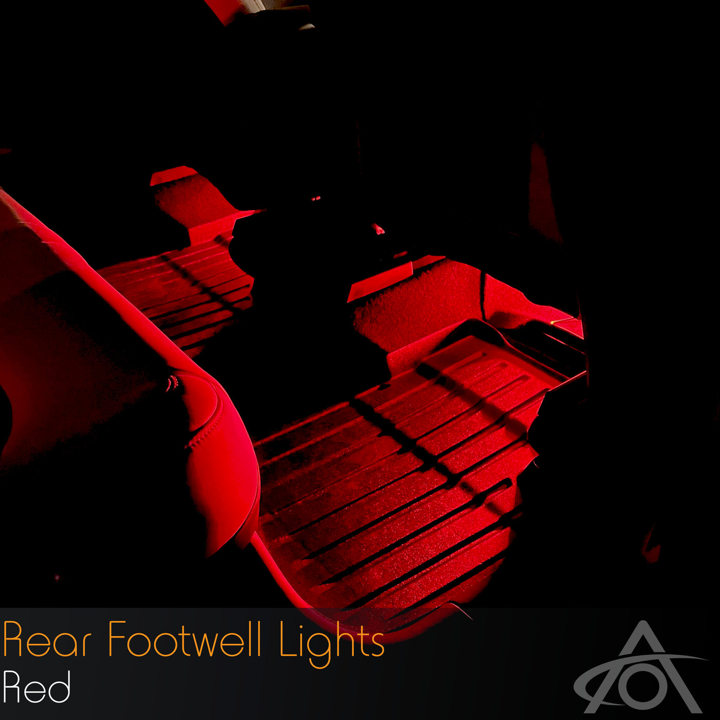 Premium Rear Footwell Lights for Tesla Model 3/Y
