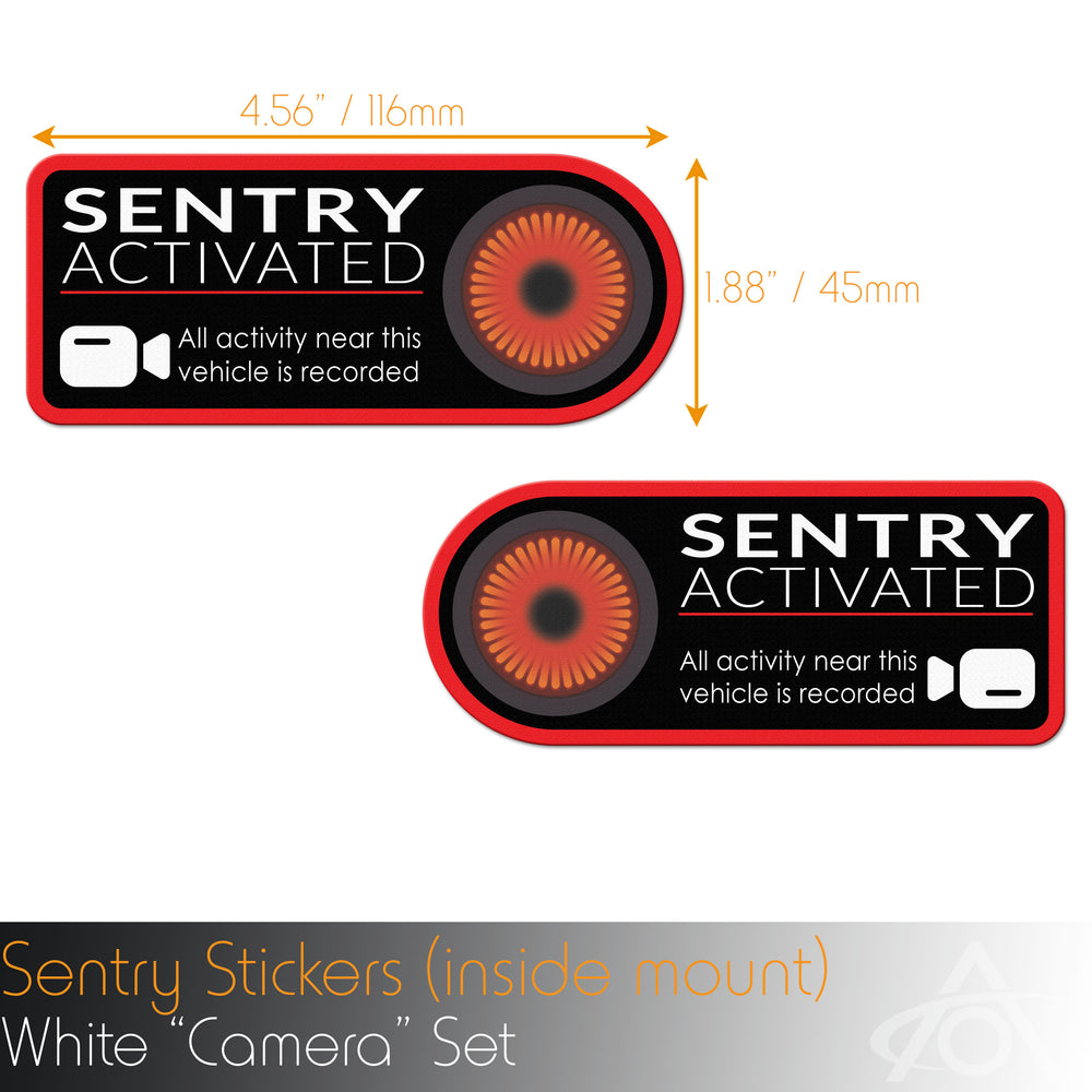 Tesla Sentry Window Decal