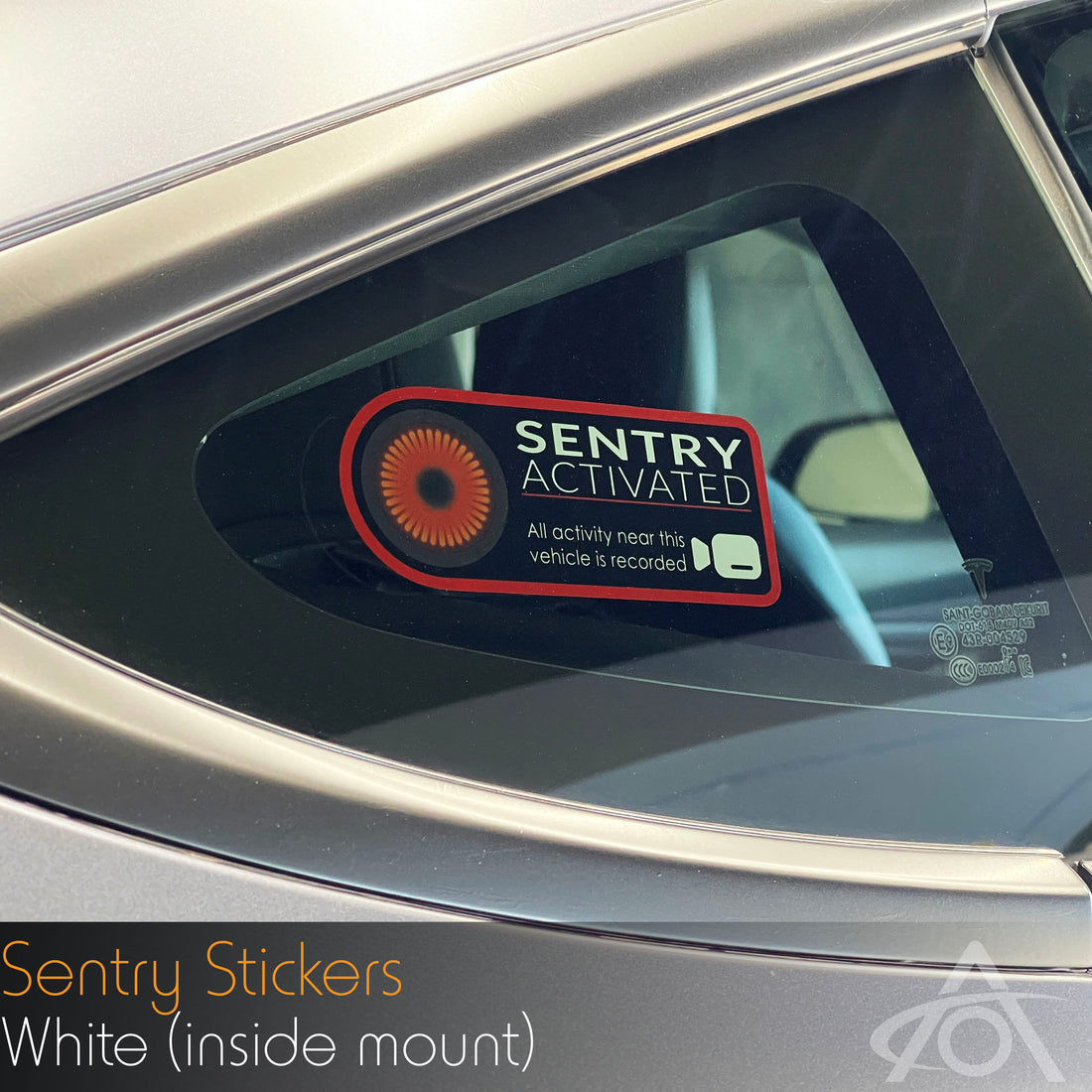 Tesla Sentry Window Decal
