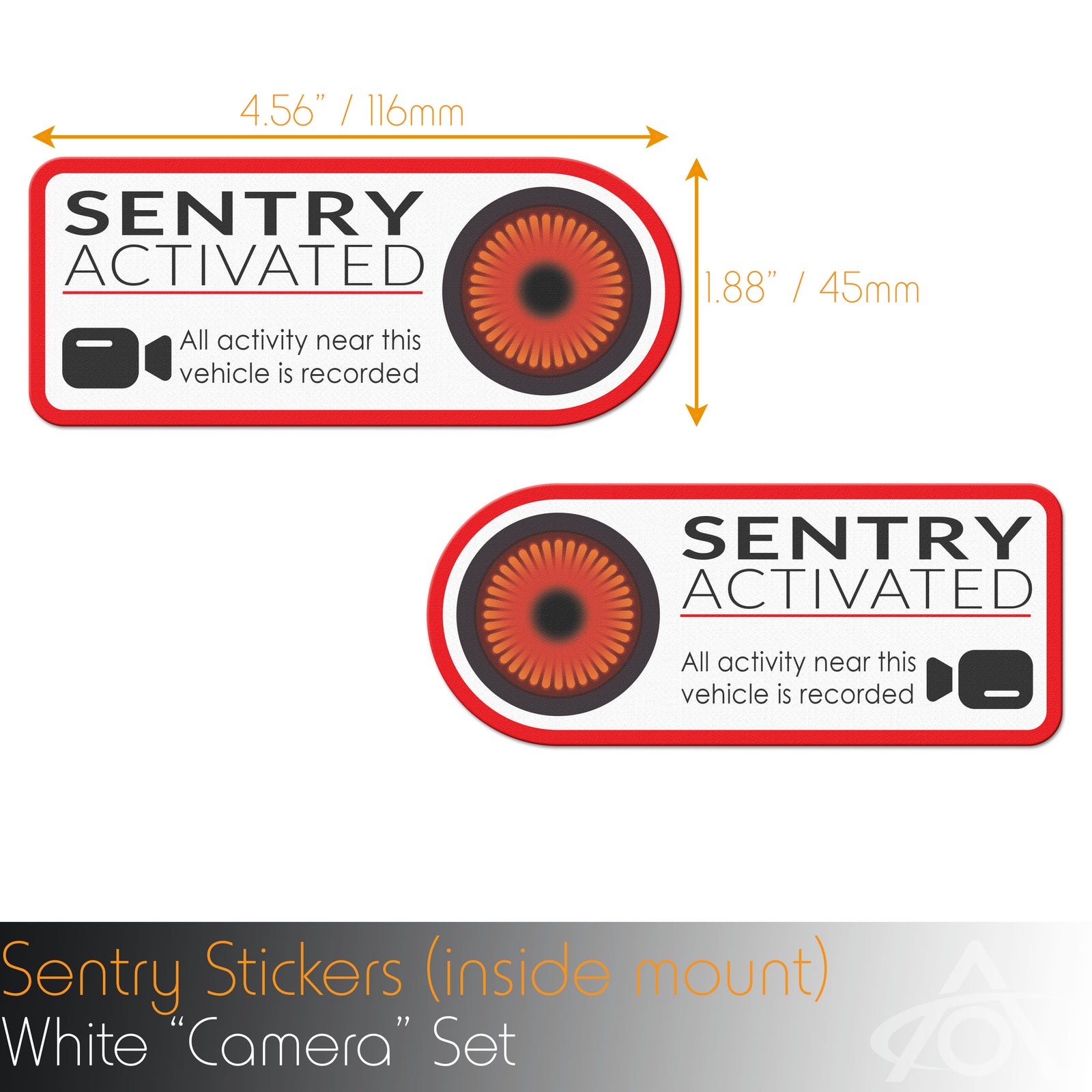 Tesla Sentry Window Decal