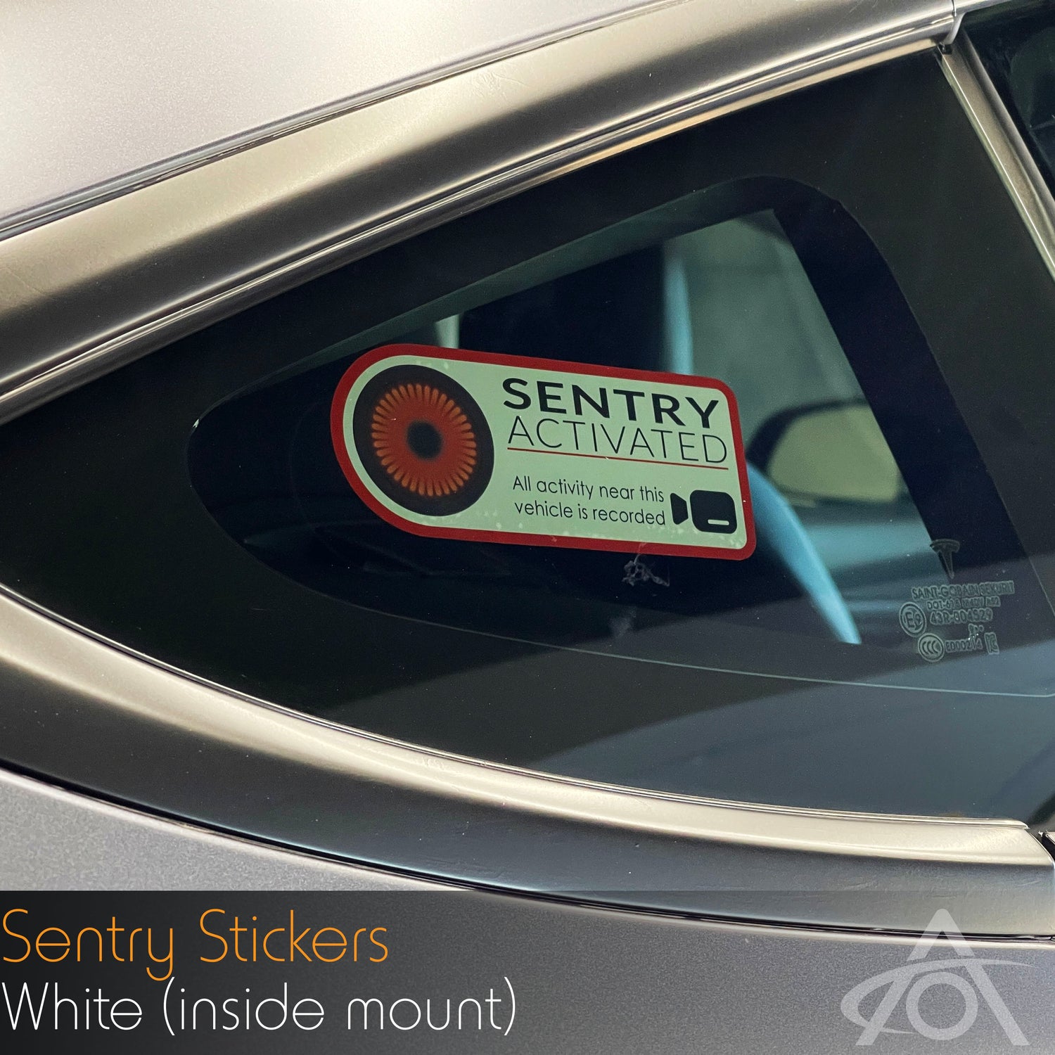 Tesla Sentry Window Decal